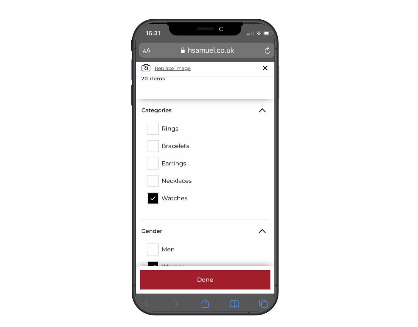 Visual Search Tool | Image Search | H.Samuel